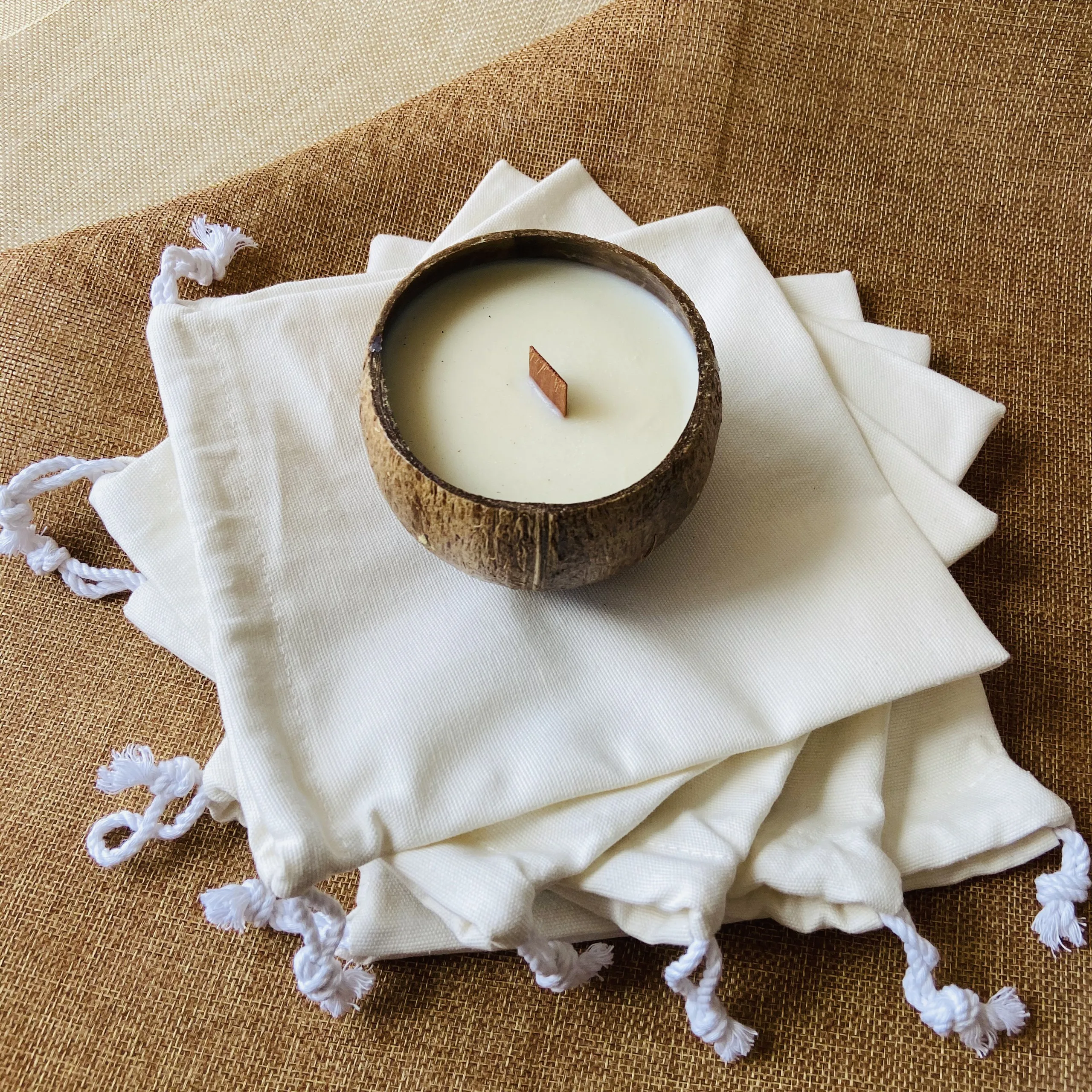 Vietnam Coco Candles - Natural, Long-Burning Scented Candles