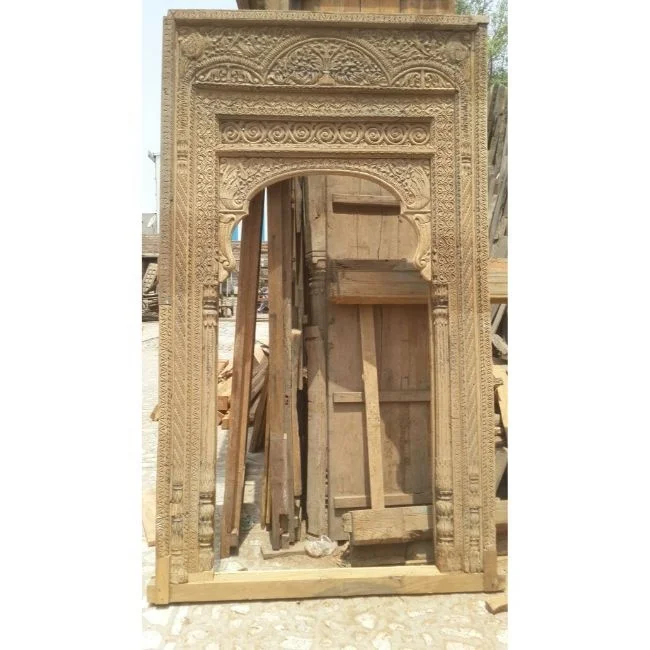 Antique and Vintage Solid Wood Arch Hand Carved for Decor