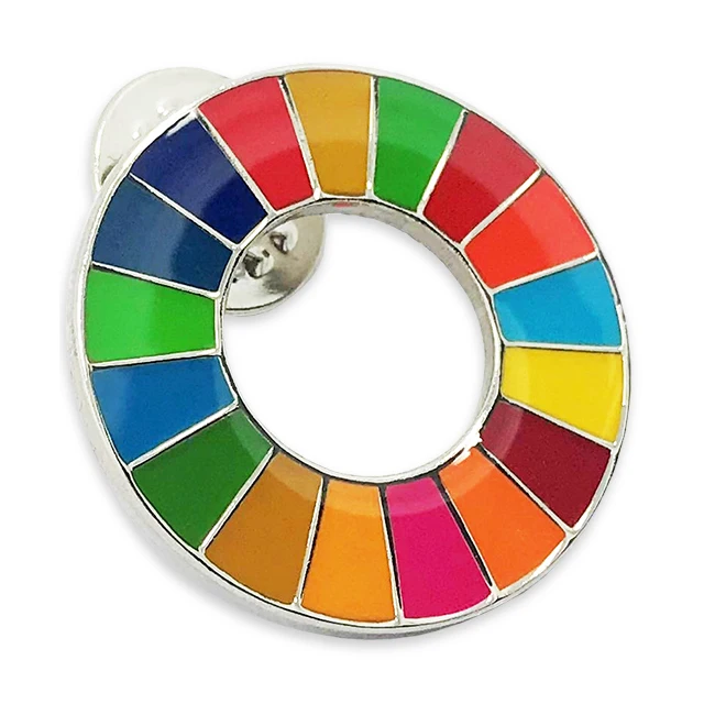 SDGs Lapel Pins with Epoxy Custom| Alibaba.com