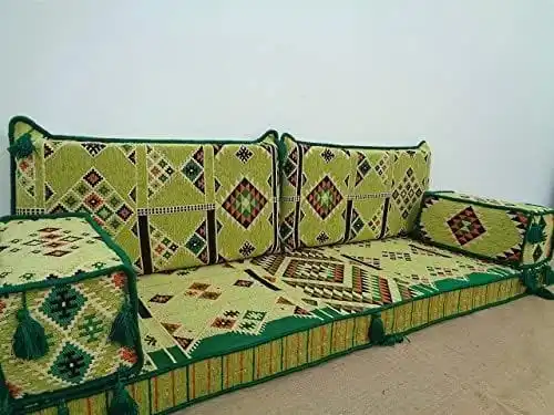 Oriental Sofa Set - Arabic Floor Seating Couch Sectional
