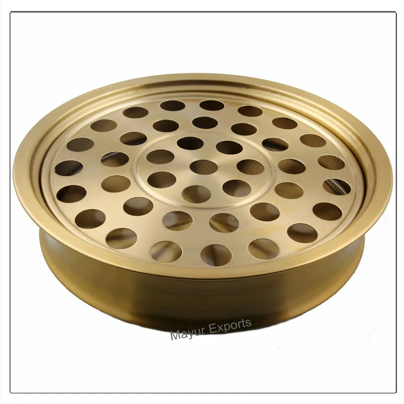 Stainless Steel Holy Communion Tray Set - 5 Trays & Cover