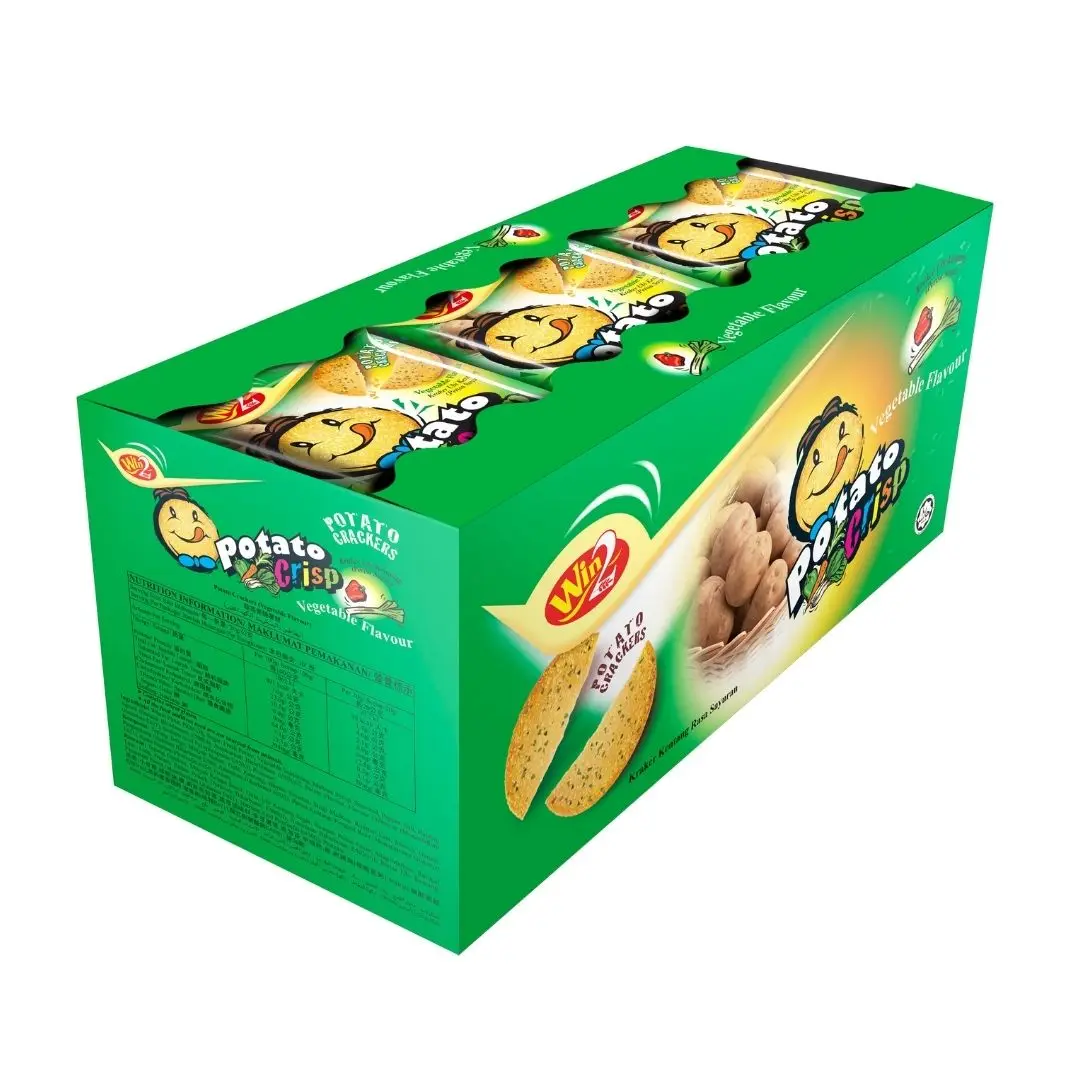 Win2 Brand Delicious Potato Crisp Cracker Vegetable Flavour 600g - Buy ...