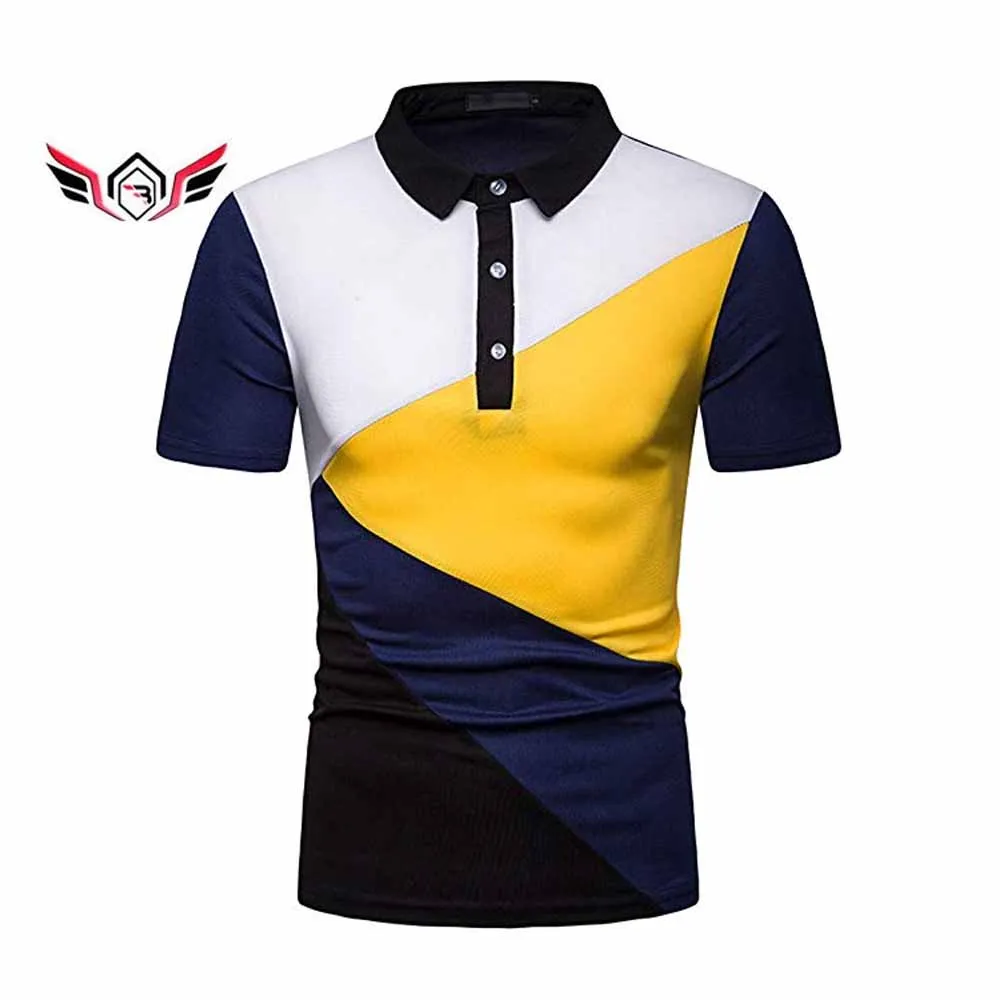 100% Cotton Men Golf Polo Shirts Custom Embroidered High Quality ...