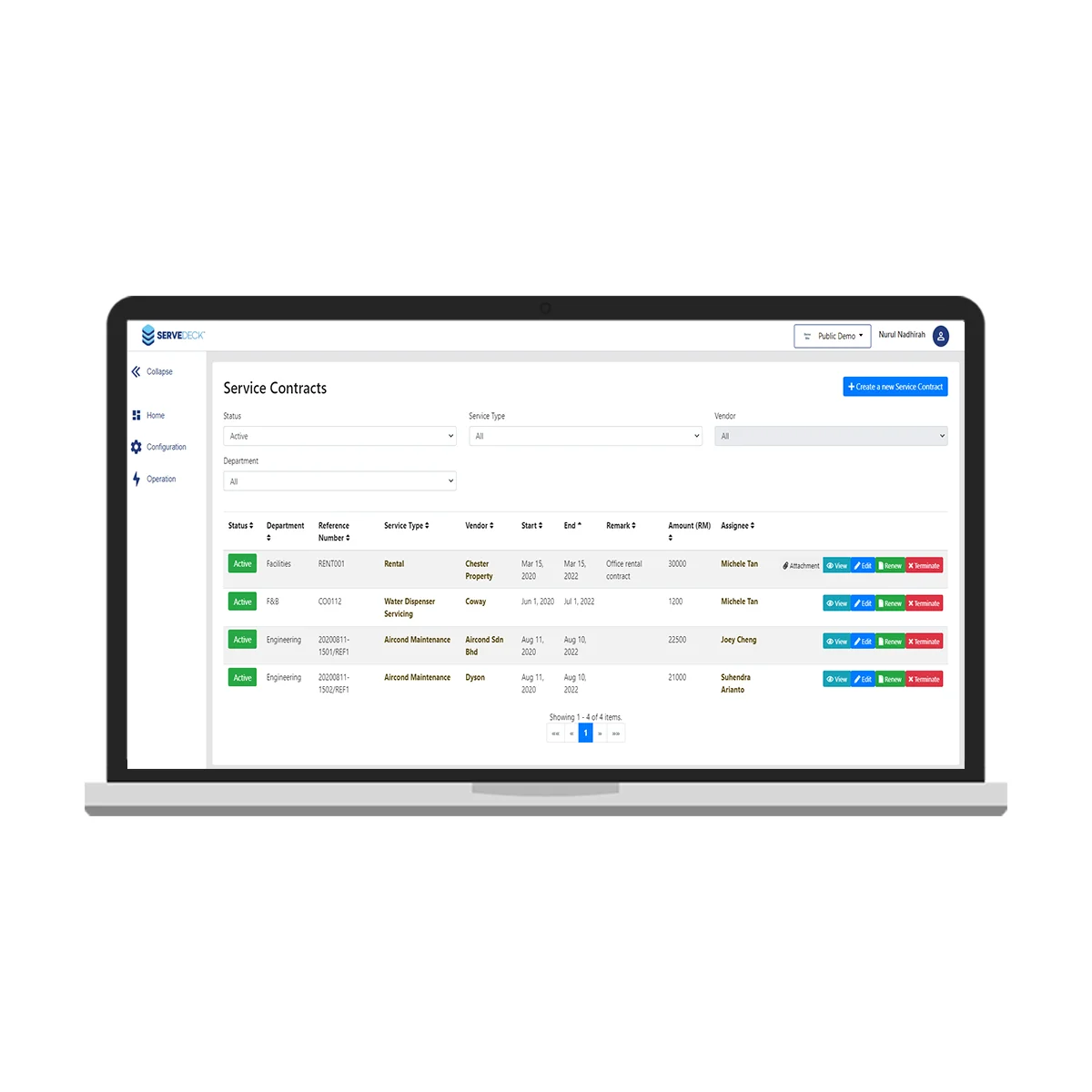 Servedeck - Efficient Vendor & Contract Management Software