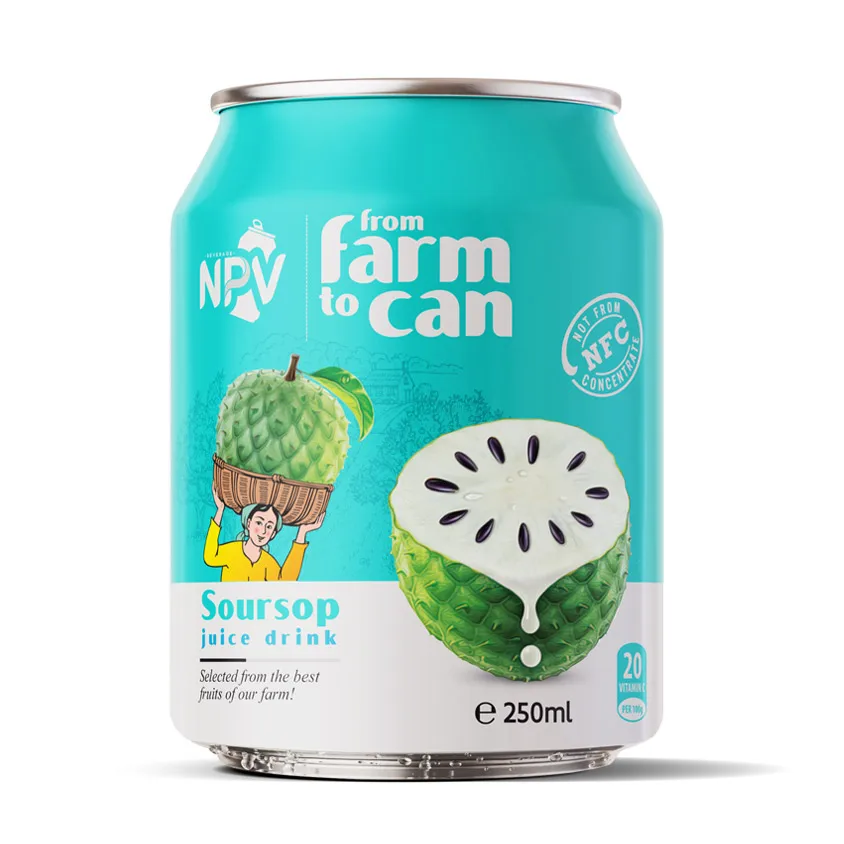 NPV Soursop Juice - High Quality Flavored Drink from Vietnam