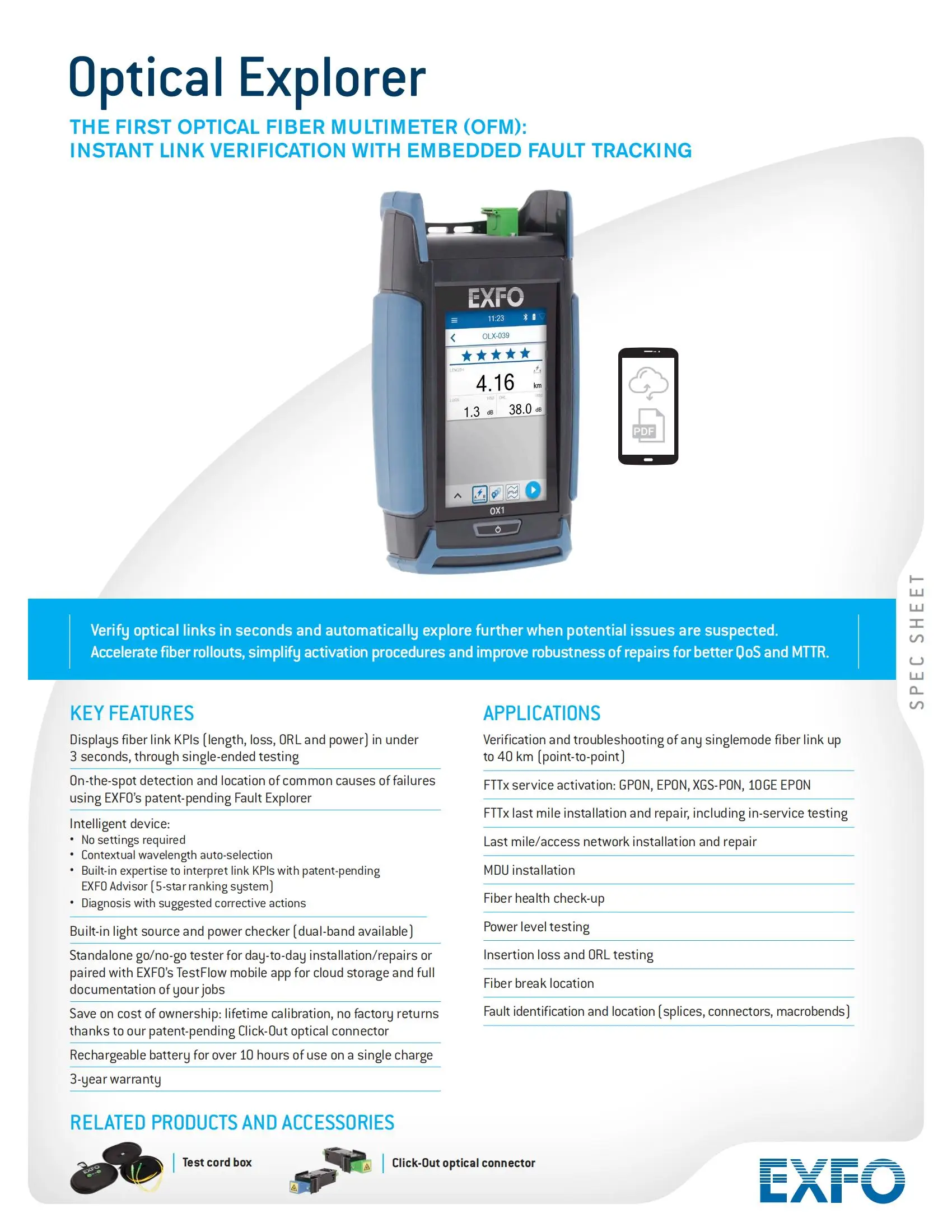 Exfo Ox1光纤万用表 - Buy Exfo Ox1光纤万用表ofm (即时链接验证嵌入式故障跟踪),Exfo Ox1光纤万用表ofm ...