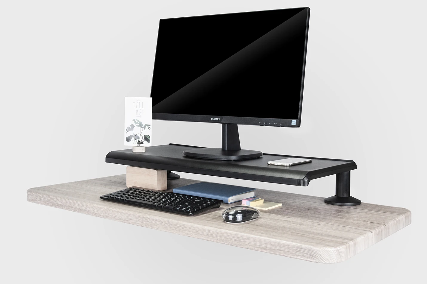 Desk Clamp Monitor Riser - AIDATA DO-1040 & DO-2020