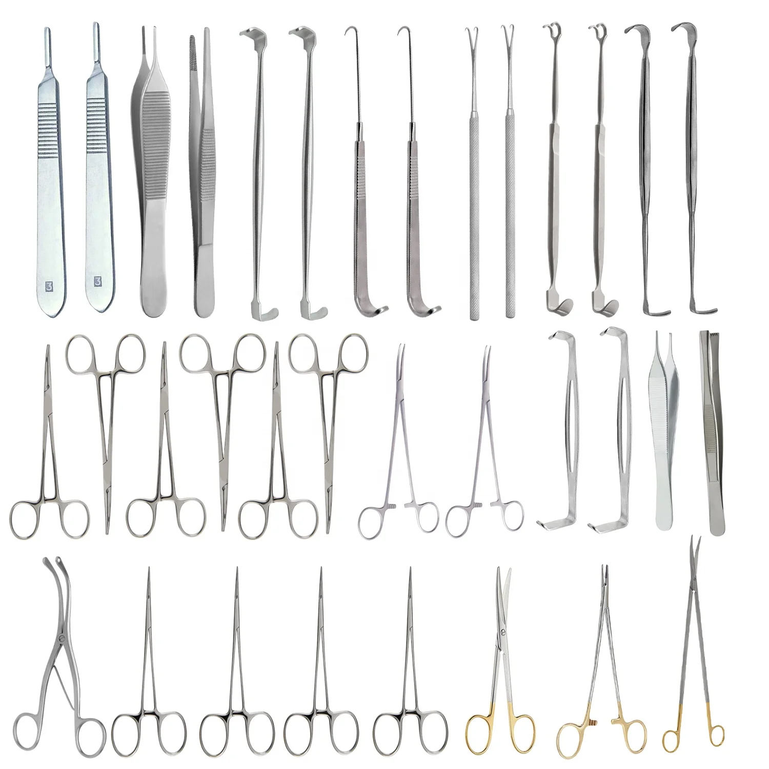 Tracheostomy and Cricothyrotomy Set - 41pcs General Surgery Instruments