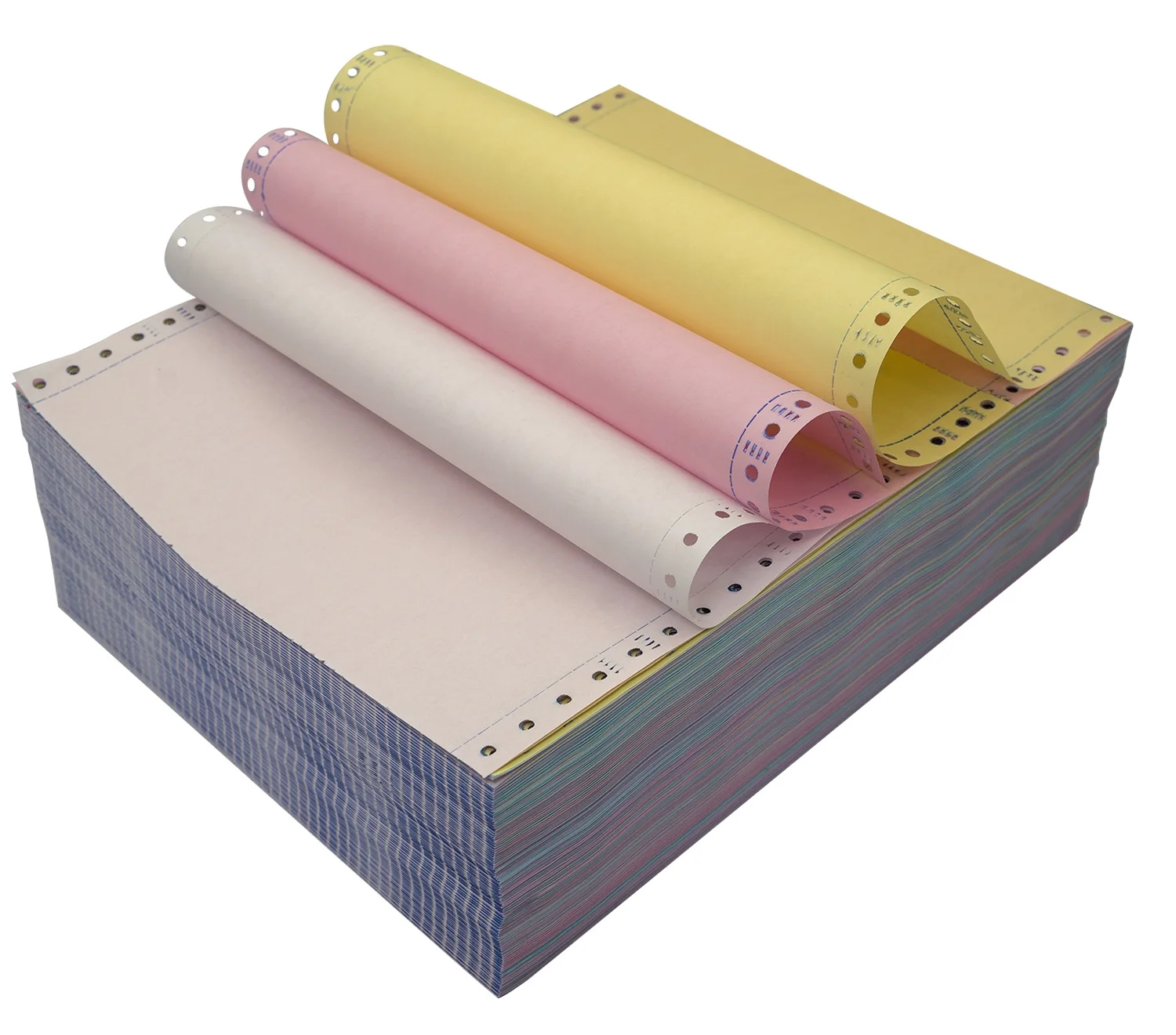 Excellent Printed Form 3 Plys Ncr Paper Carbonless Paper Continuous ...