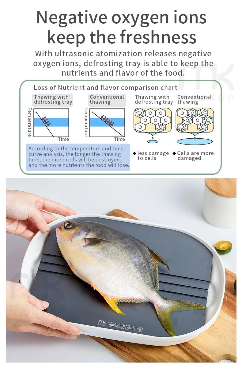 Aluminum Meat Defrosting Tray - Fast & Sustainable Thawing