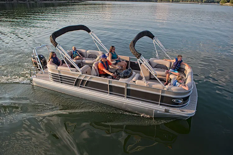 18 Foot Luxury Aluminum Party Pontoon Boats With Tent For Eom/odm - Buy ...