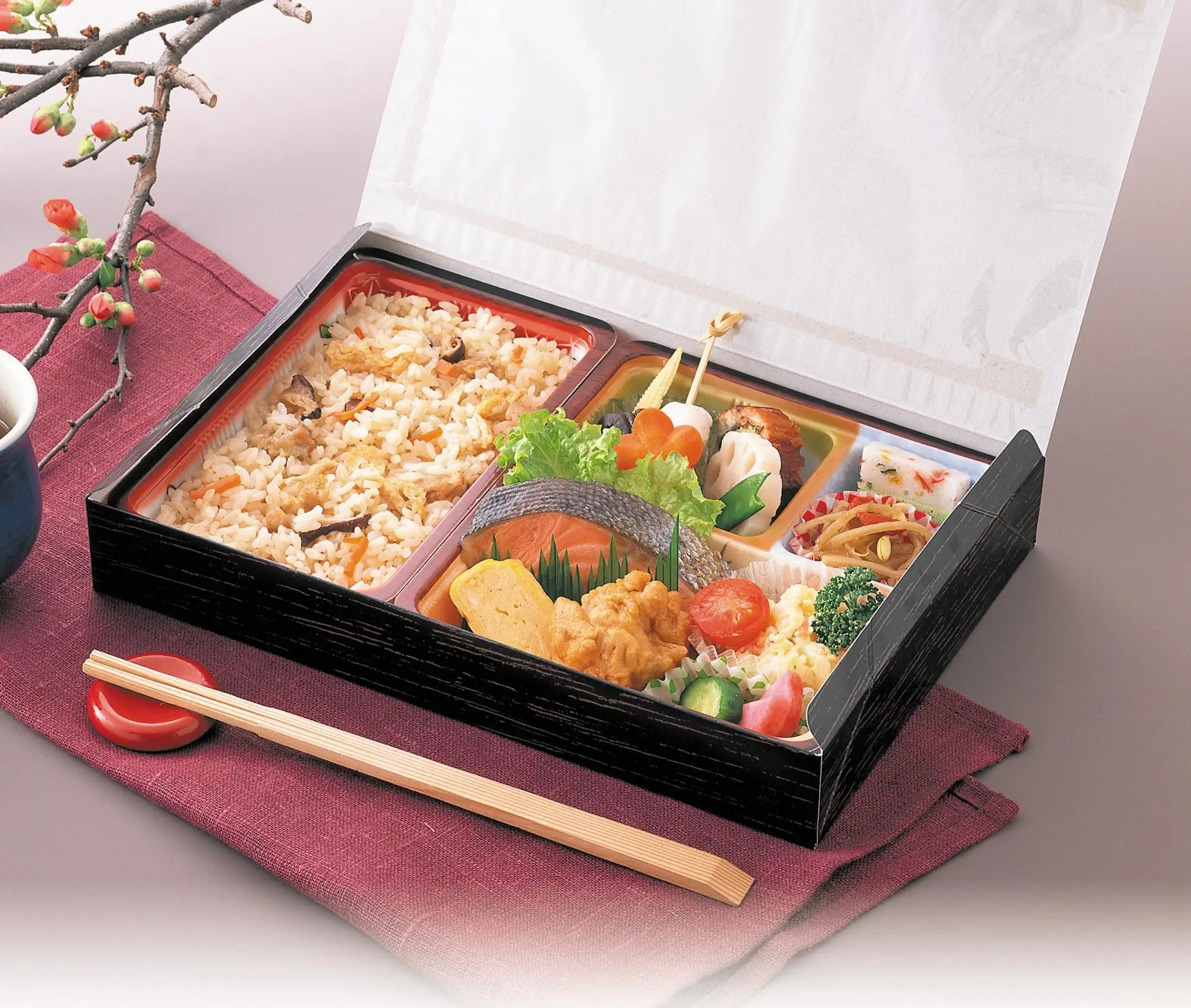 Japanese Lunch Bento Boxes - Disposable & Customizable
