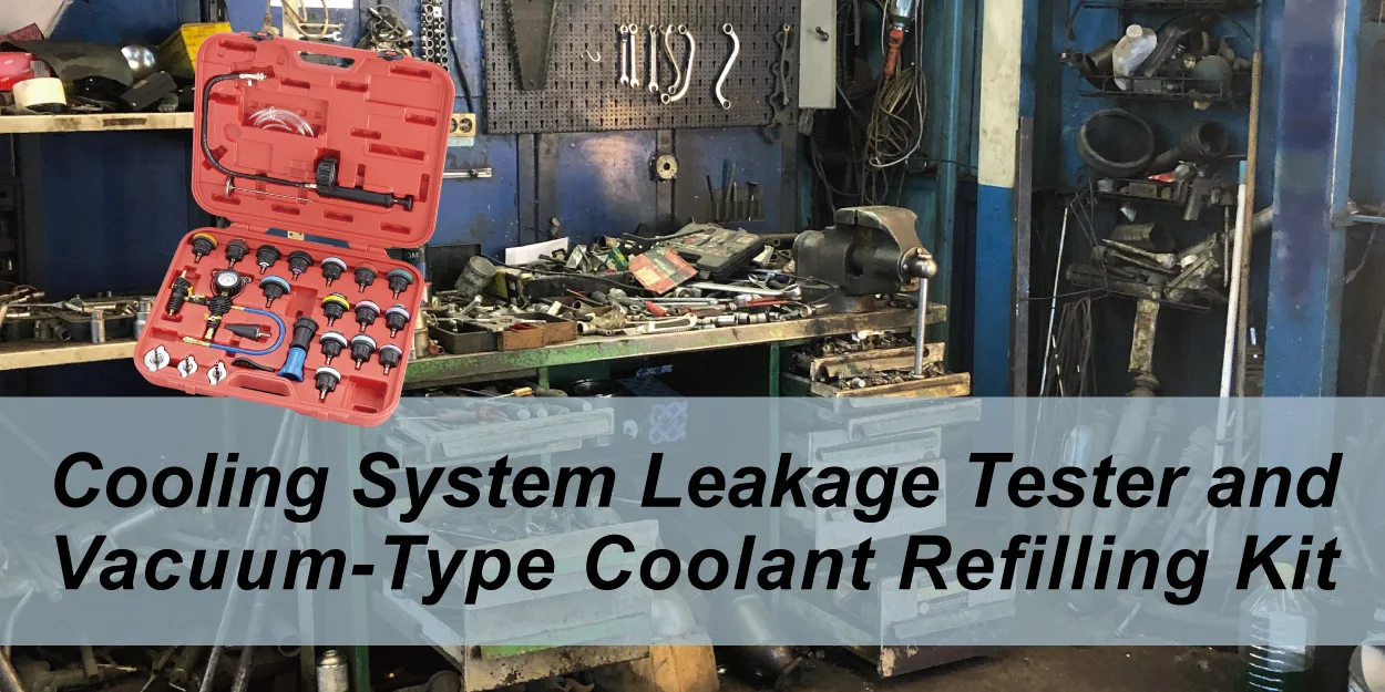 27PCS Radiator Pressure Tester - Universal Cooling System Kit