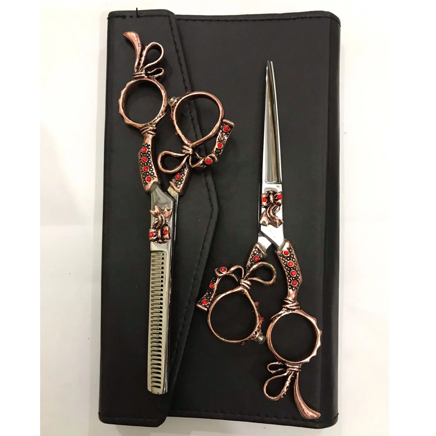 Imported Fancy Handle Barber Scissor Professional Hairdressing Scissors ...