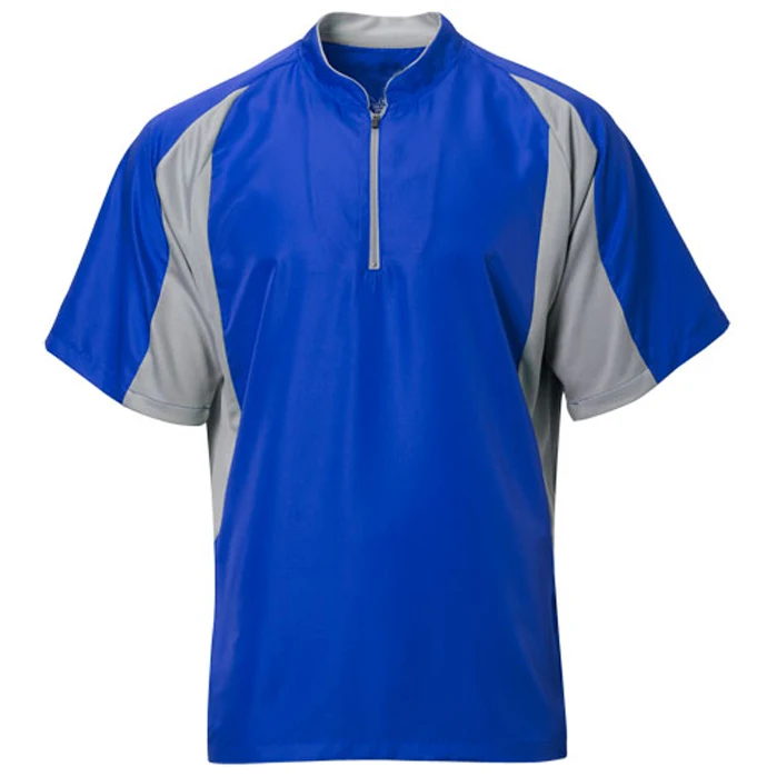 Men's Short Sleeve Warmup - Custom Baseball Batting Jacket