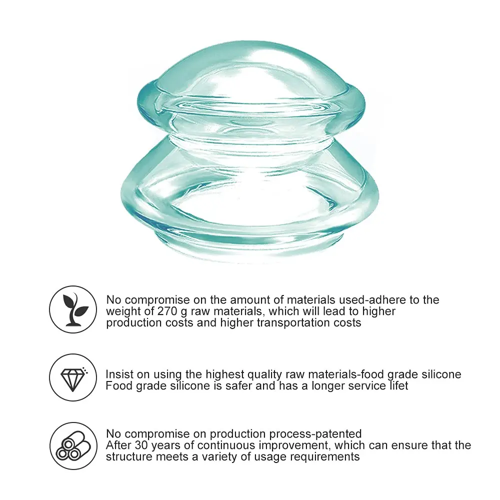 Silicone Cupping Set Acupuncture Cupping Therapy Set Professional Body ...