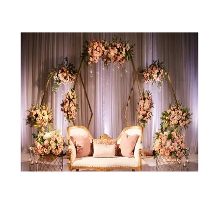 Advantageous Design Metal Backdrop Customized Size And Shape Metal ...