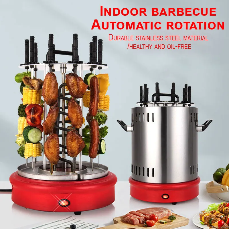 Portable Horizontal Automatically Charcoal Multifunction Barbecue ...