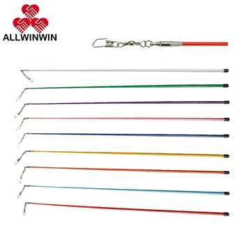 Allwinwin Rgr01 Rhythmic Gymnastics Ribbon Stick - Capped End 51/56 ...