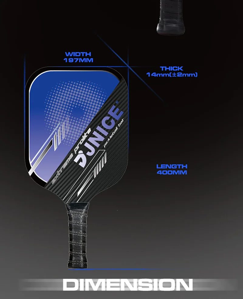 JNICE Veloce Azure Honeycomb Pickleball Racket| Alibaba.com