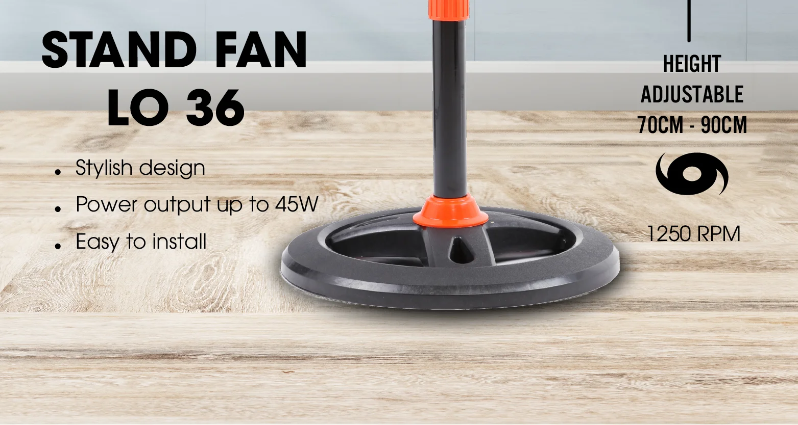 Hot Modern Design Best Wholesale Stand Fan - 16 Inches 45W