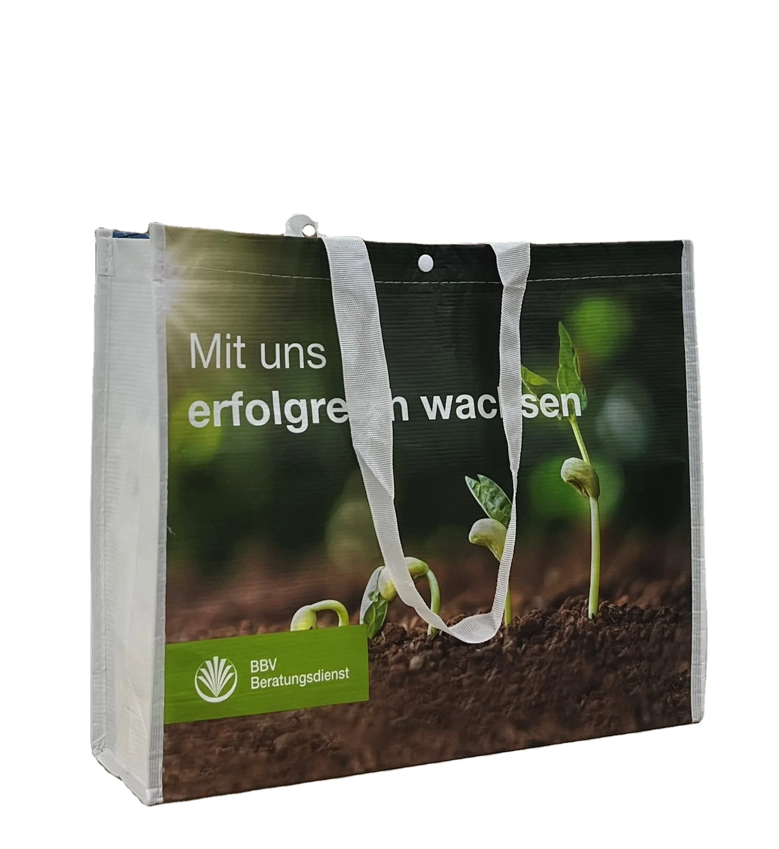 Customized Matte Laminated Custom Design Rpet Recycling Large ...