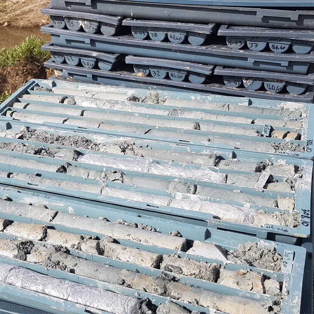 BQ NQ HQ PQ Core Size Plastic Drilling Core Tray Boxes