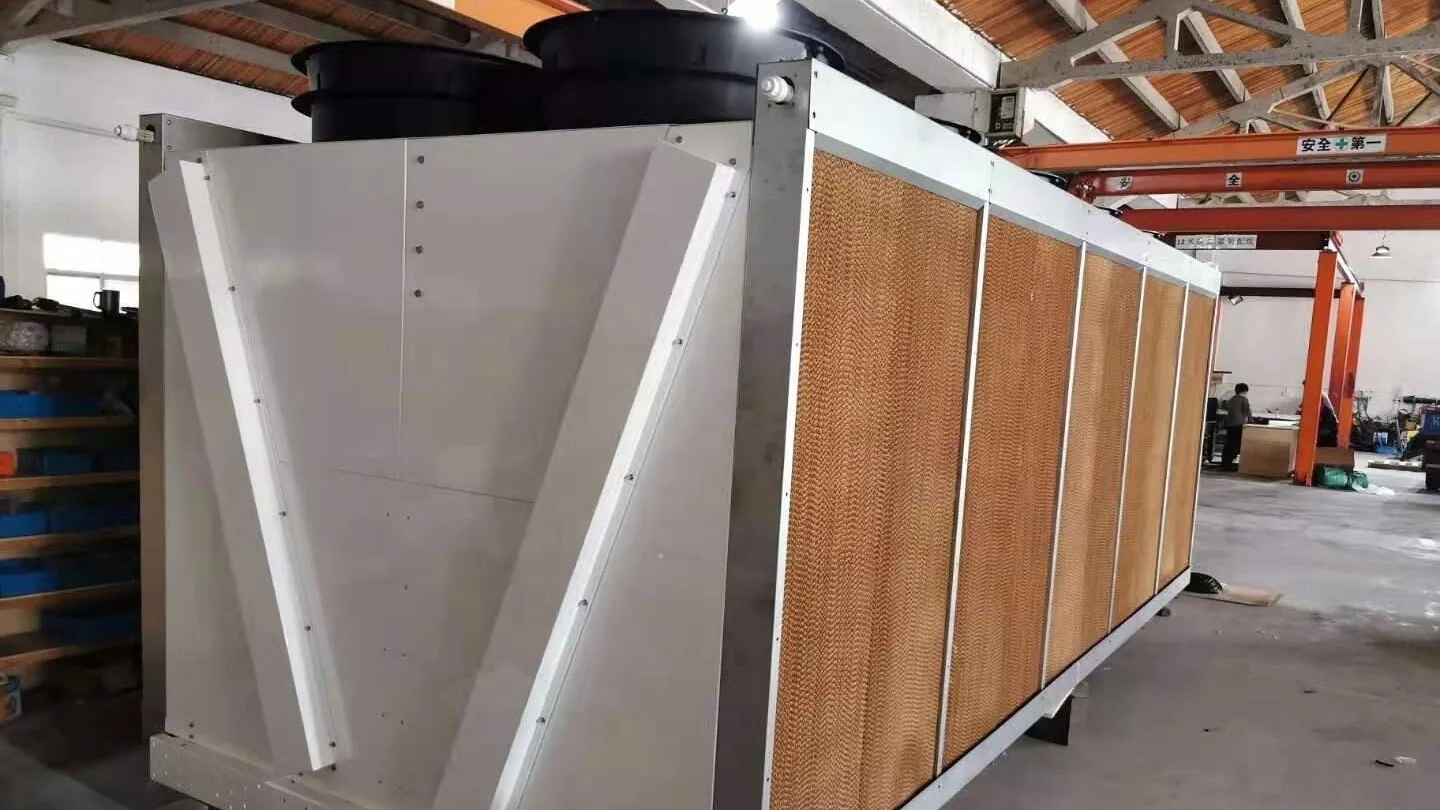 Adiabatic Hybrid Dry Cooler Chiller Adiabatic Cooling Pad Systems - Buy ...