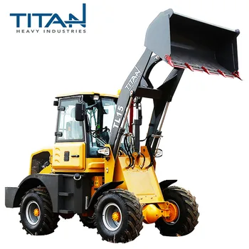 High Quality 1500kg Tl15 Titan Small Mini Front End Wheel Loader With ...