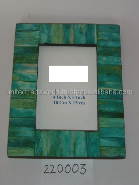 Hand Craved Bone Inlay Photo Frame Picture Frame By United Trade World ...