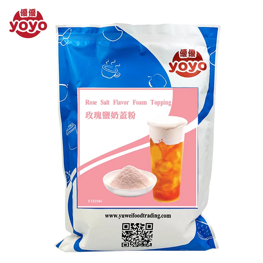 Rose Salt Flavor Foam Topping Powder Taiwan Product| Alibaba.com