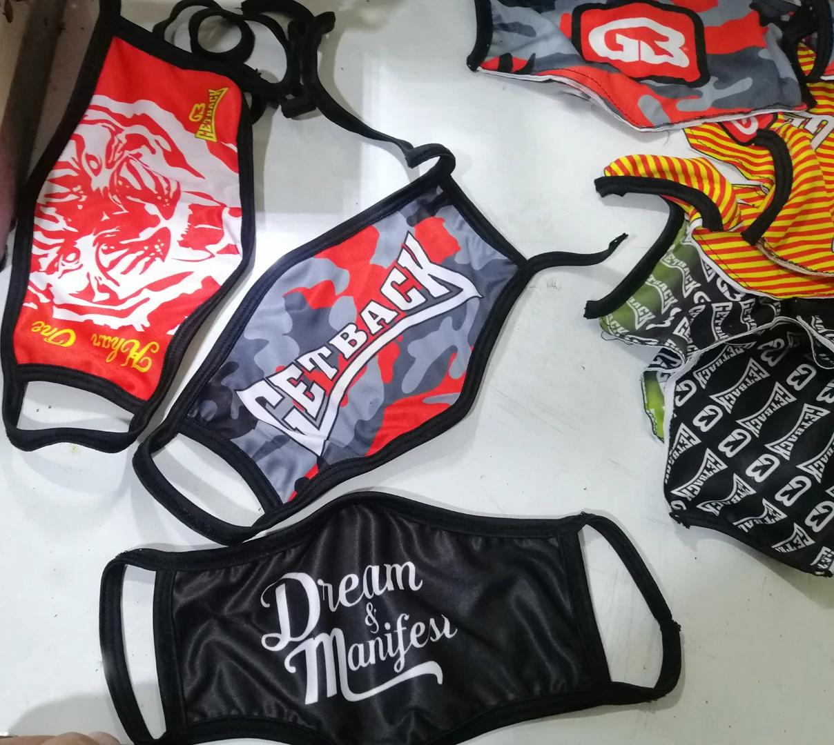 Custom Full Sublimation Oem Logo Face-Mask-Mouth Covers Disposable ...