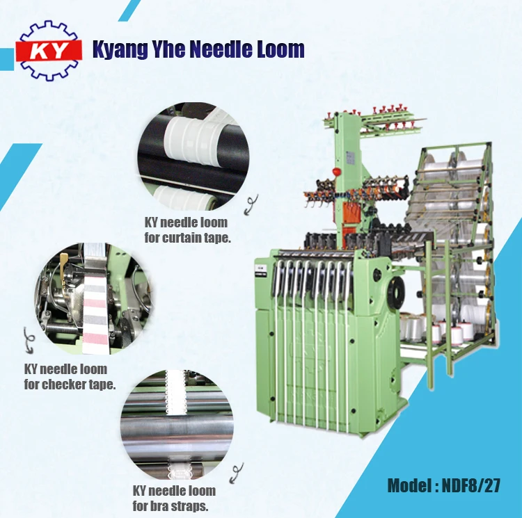 Ky Narrow Fabric Weaving Machine For Plain Ribbon - Buy Ky Needle Loom ...