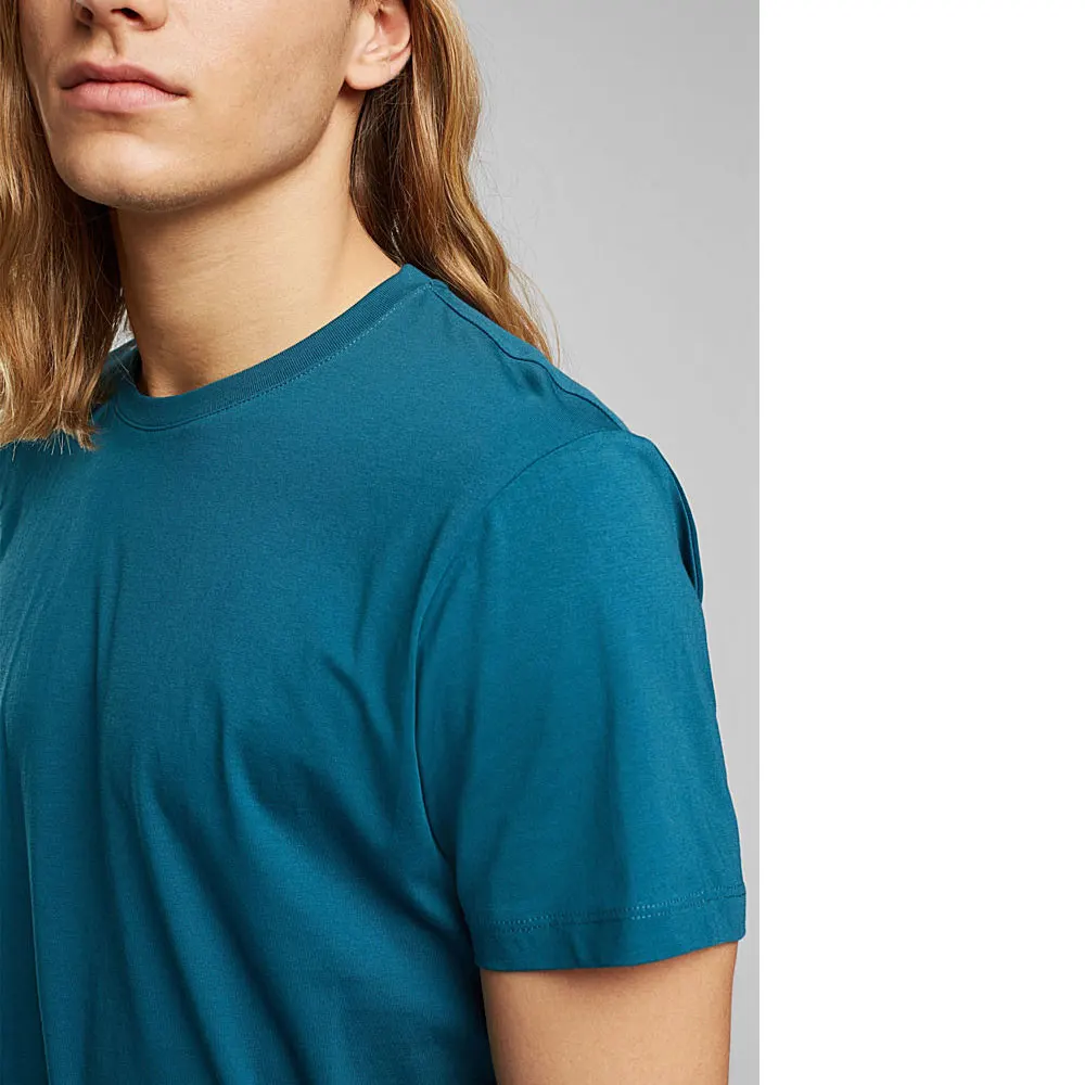 100% Airlume combed and ring-spun cotton 32 singles t shirt short ...