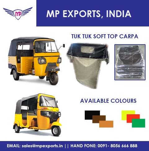 Top Hood For Bajaj Re Tuk Tuk Models Like Compact Optima And Maxima ...