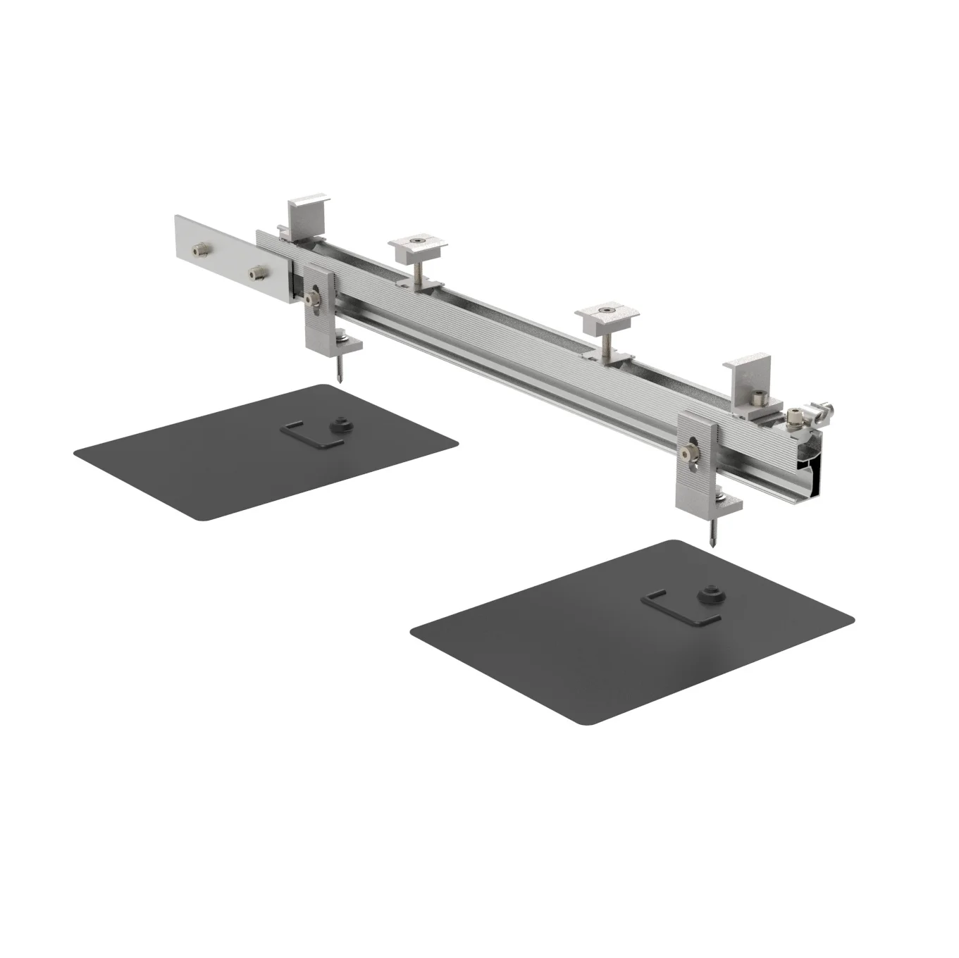 Asphalt Shingle Roof Solar Racking System For Home And Residential ...