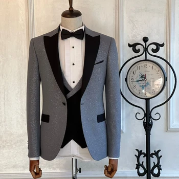 Turkish Wedding Suit For Men Turkish Tuxedos 3 Piece Set Marriage Suit ...