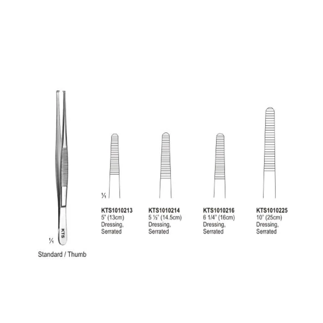 Professional Stainless Steel Surgical Tools Dressing Forceps With ...