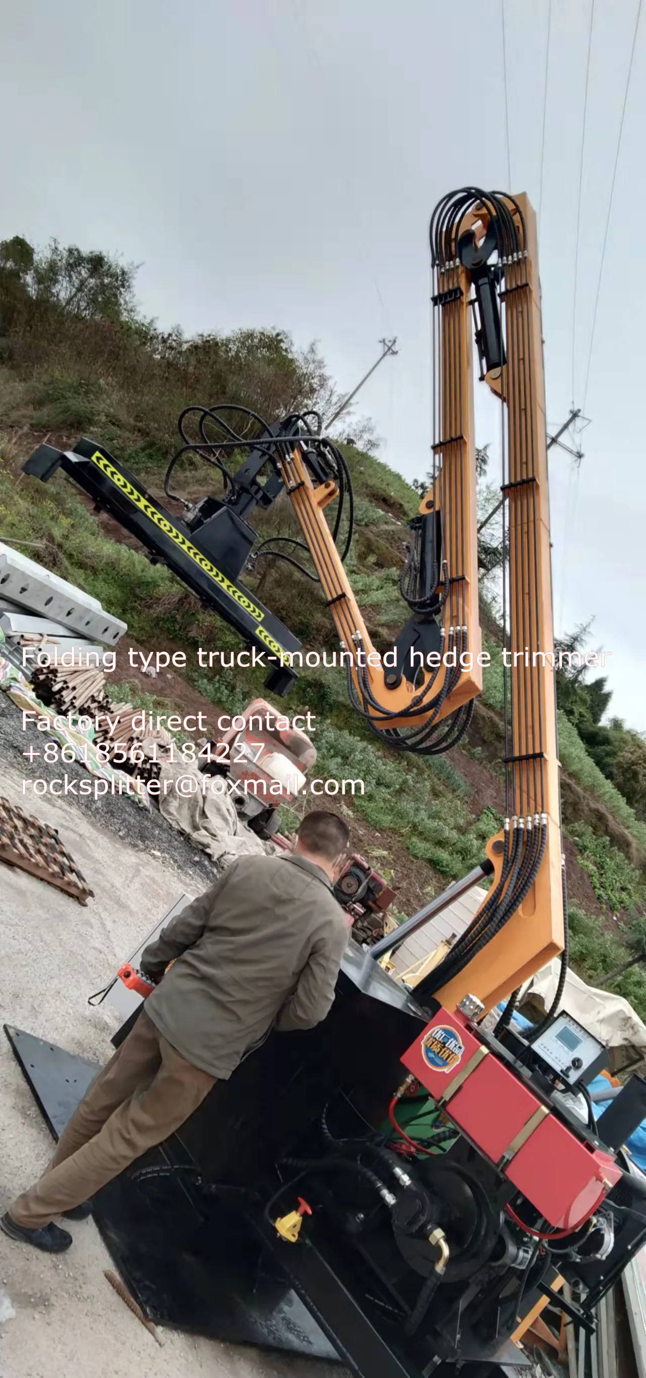 Hydraulic Hedge Trimmer Plant Trimmer Mounted Truck with Own Power for ...