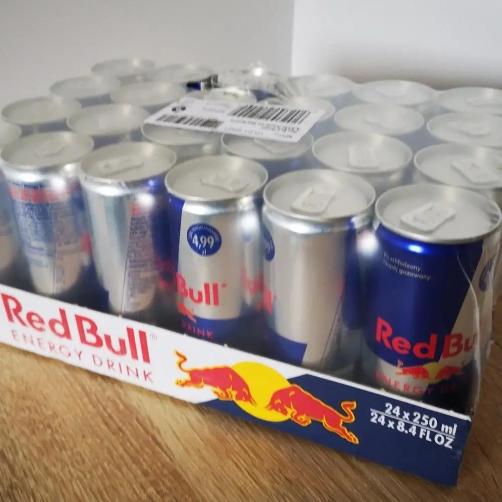 Red Bull Bebida Energética 24x250 Ml/toro Rojo Bebida Energética 4 ...