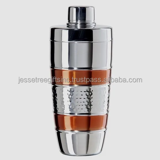 Modern Style Metal Sheet Cocktail Shaker With Shiny Polish Finishing ...