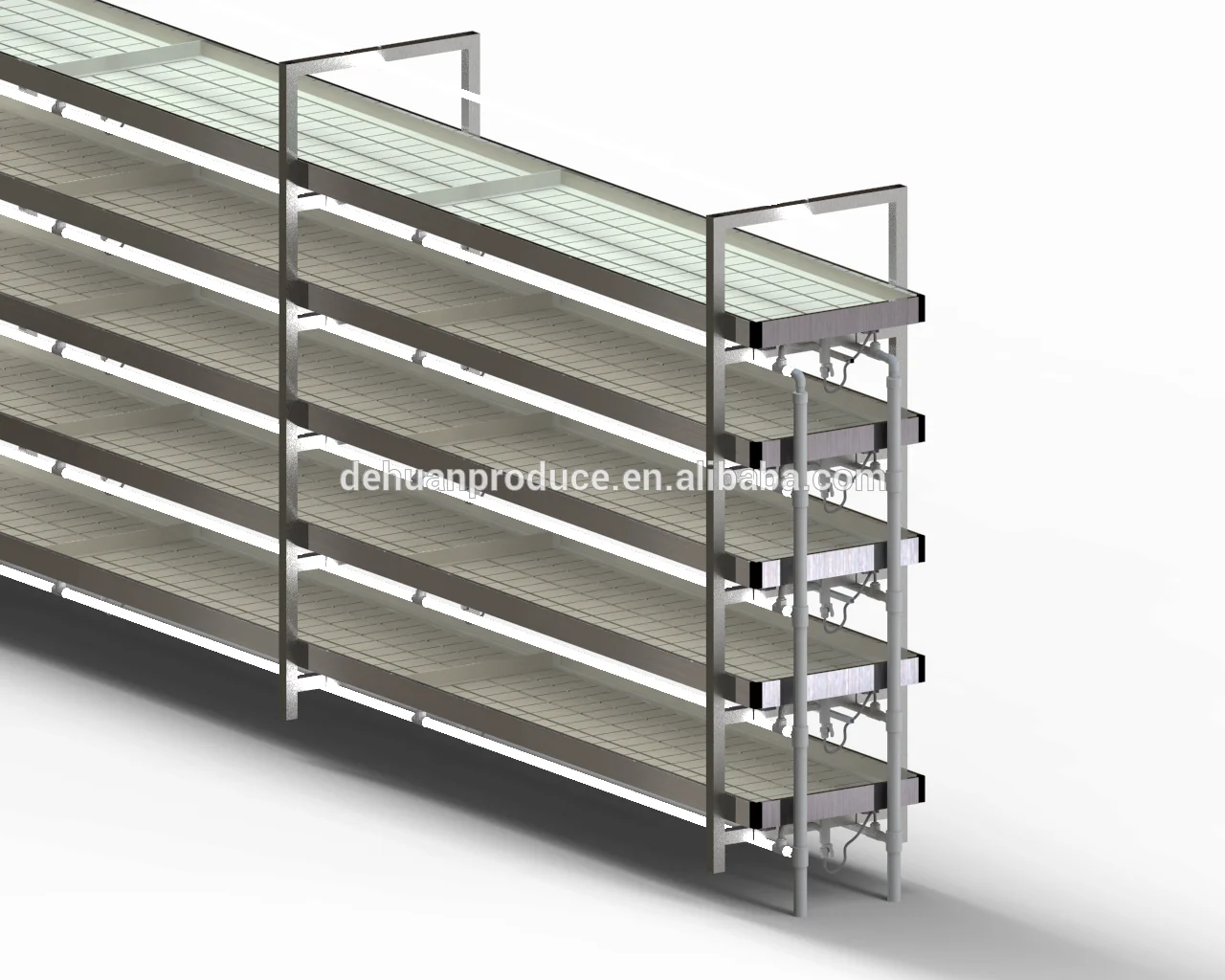 4x8 Rolling Flood Table Hydroponic Flood Table Growing Trays - Buy ...