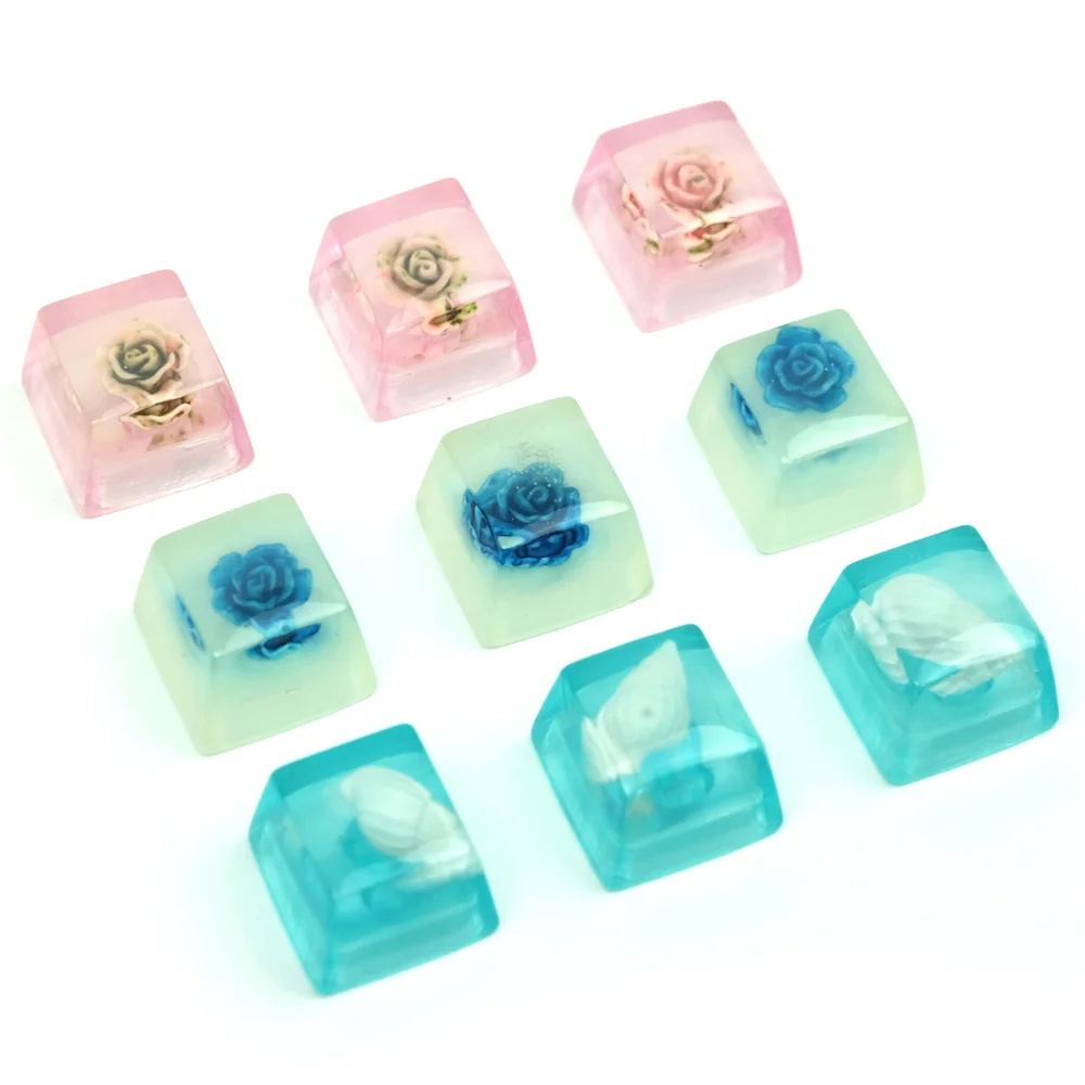 New Cool Clear Resin Keycaps Artisan Esc Keycap For Cherry Mx Switch ...