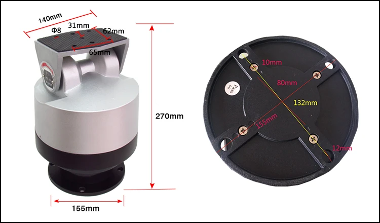 Joystick Control Variable Speed Pan Tilt Motor For Cctv Camera Housing - Buy Variable Speed Pan ...