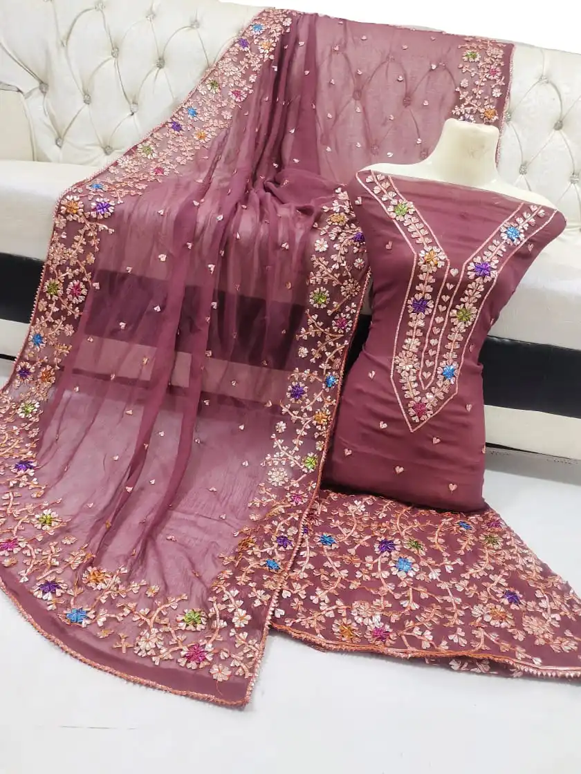 Traditional Indian Pakistani Islamic Clothing Salwar Kameez Handmade ...