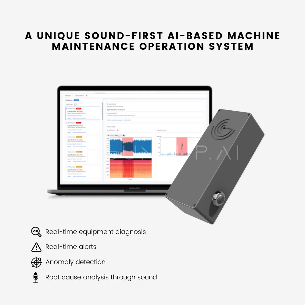 Smart Technology Iot Device Sound Sensor Fast Maintenance Monitoring ...
