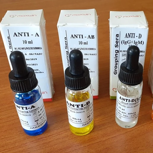 Antisera ABD Blood Grouping Reagent Test Kits Suppliers to South Africa ...