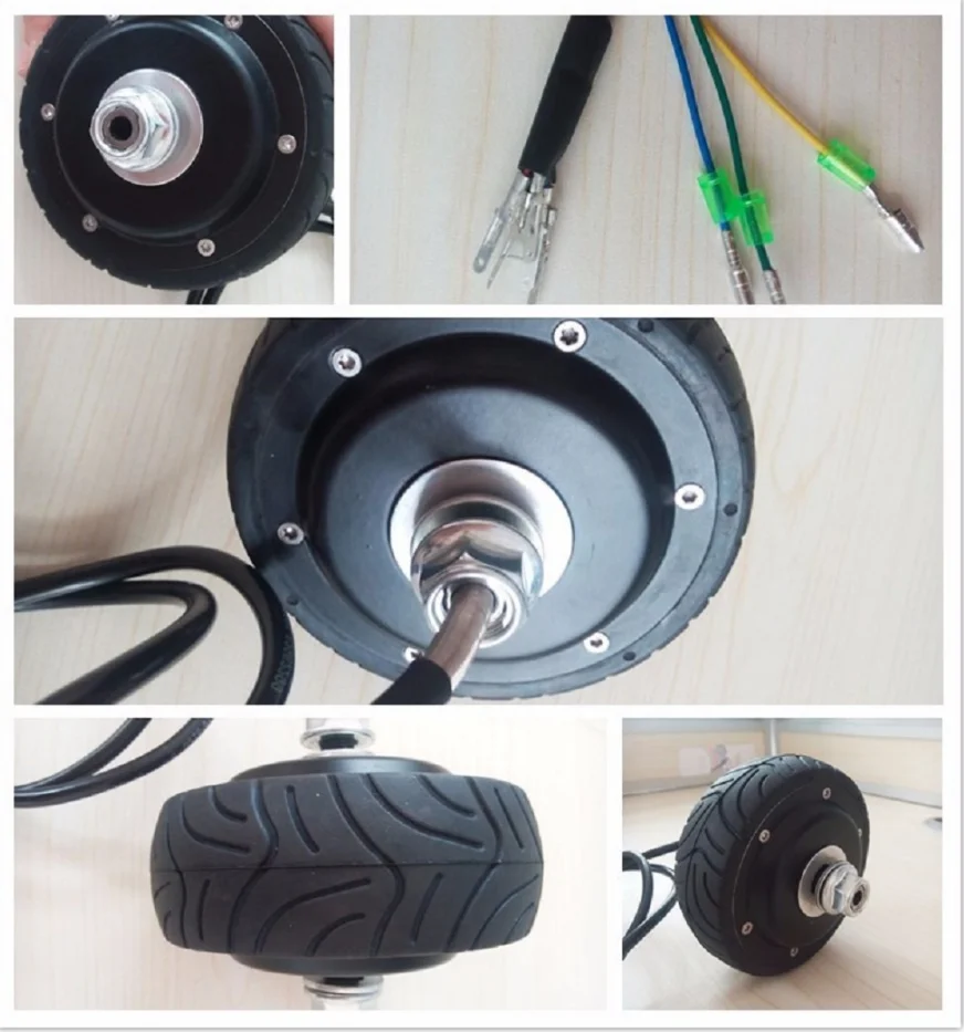 36v 200w 4 Inch Brushless Non-gear Hub Motor for Mini Electric Scooter ...