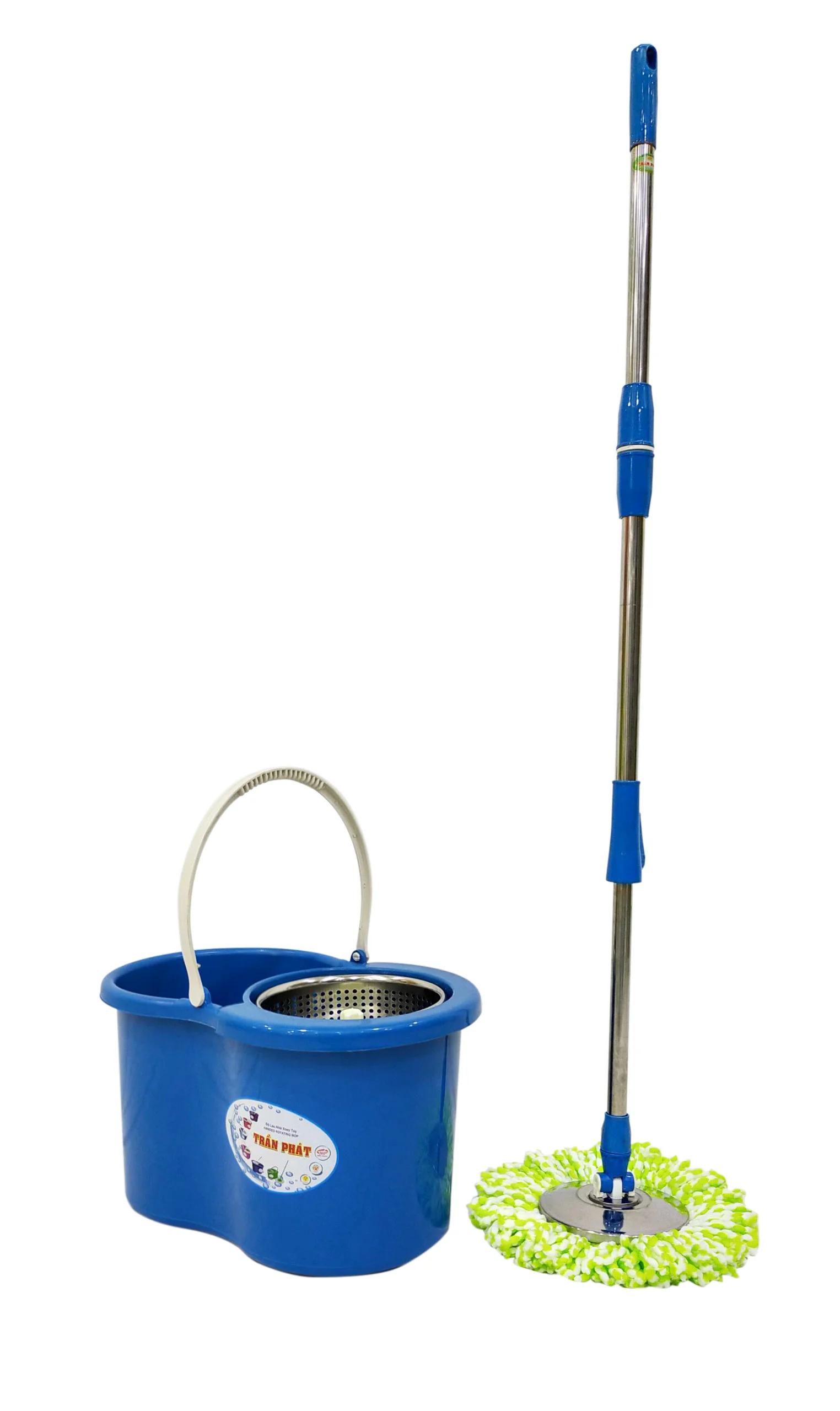 Wholesale Long Hand-rotating 360 Mop Kit Tp907 Plastic Mopper Floor ...