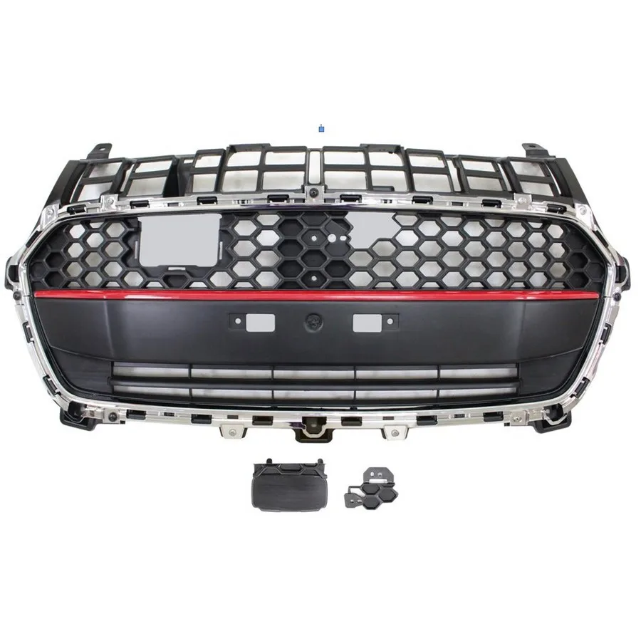 FRONT GRILLE for SUZUKI SWIFT 2017 - BLACK + CHROME FRAME